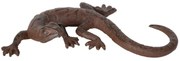 Zahradní litinová figurka Lia, 18 cm, hnědá