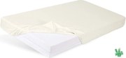 BabyMatex Bambusové prostěradlo s gumičkou 70x140 Bamboo 02 ecri pro dětskou postýlku