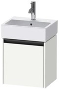 Duravit Ketho.2 - Umyvadlová skříňka 44x43x34 cm, 1 dvířka, panty vlevo, matná bílá K25070L18180000