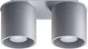 Stropní svítidlo SOLLUX Orbis 2 GU10 2x40W bez zdroje SL.0055 šedá
