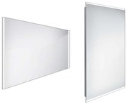 Nimco - Zrcadlo s LED osvětlením, 100x70 cm, hliník ZP 11004
