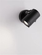 NV 9026126 Venkovní reflektor KIMIKO černý hliník a čiré sklo GU10 1x10W 220-240V bez žárovky IP54 - NOVA LUCE