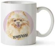 Bohemia Gifts Keramický hrnek - Pomeranian, 350 ml