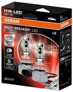 SADA 2x LED Autožárovka NIGHT BREAKER SMART H16 PGJ19-3/4W/12V 6000K - Osram