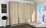 Šatní skříň LAMBDA 300 × 240 cm dub sonoma