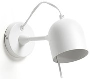 Bílé nástěnné svítidlo Lucilla – Kave Home