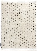 Dywany Łuszczów, Kusový koberec Berber Syla B752 dots cream, 80x150, bílá, kancelář