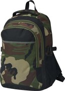 vidaXL Školní batoh 40 l černo- [91112] Barva: Maskáčová