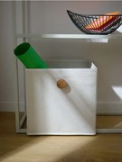Sinsay - Skládací úložný box s dřevěnou rukojetí - béžová