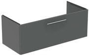 Ideal Standard i.Life B - Umyvadlová skříňka, 44x120x51 cm, 1 zásuvka, šedý matný křemen T5515NG