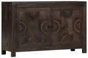 Příborník vyřezávaný design 110 x 35 x 70 cm masivní mangovník 247765