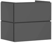 Hansgrohe Xilesa E - Umyvadlová skříňka, 62x68x47 cm, 2 zásuvky, matná šedá 54258760