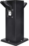 Zahradní sloupek 230V 2Z - PG11, černá