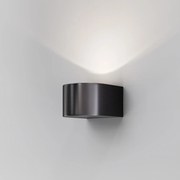 M O435WL-L5GF3K Venkovní nástěnné svítidlo Blow 3000K 5W teplá bílá 500lm černý hliník/sklo IP54 - MAYTONI
