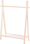 Dětské věšák na oděvy, 80 x 30 x 100 cm, dřevěný