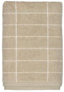 Béžová bavlněná osuška 70x140 cm Tile Stone – Mette Ditmer Denmark