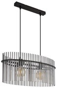 Globo 15698H3 - Lustr na lanku GORLEY 2xE27/60W/230V černá 15698H3