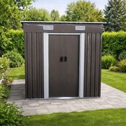 Zahradní domek BestBerg BBSH-406G / 2,25 m² / 121 x 194 x 192 cm / šedá