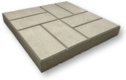 Báča Beton Plošná dlažba chodníková protiskluzová - Pásky (drsné) (40 x 40 x 5 cm) Barva: Antracit, Objednávám: Metry čtvereční