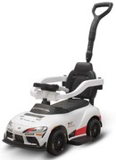 Dětské odrážedlo s vodící tyčí Toyota GR Supra GT4 Baby Mix bílé