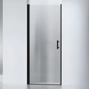 Madeira Black 80 otevírací sprchové dveře, 190cm, 6mm