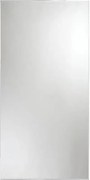 Zrcadlo na chodbu zeď do koupelny předsíně nalepovací s ozdobnou hranou GLOSSY 60 x 120 cm se strmou fazetou 412-184