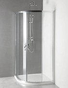 Gelco Gelco, AKCE čtvrtkruhová sprchová zástěna 900x900x1900mm, čiré sklo, AG4290