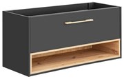 Comad Koupelnová skříňka pod umyvadlo Borneo Cosmos 120 vesmírně šedá/dub artisan