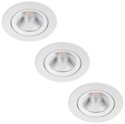 Philips - SADA 3x LED Stmívatelné podhledové svítidlo DIVE LED/5,5W/230V 2700K