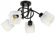 BERGE LED stropní lampa LOFT - 4xE27 - CUBE WHITE