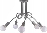 Toolight Paradise, stropní svítidlo 5xE27 392252, šedá, OSW-04013