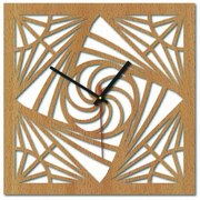 Sentop - MDF Moderné nástenné hodiny GARVI HD F015 i čierne I SENTOP HDFK016 MDF