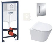 Závěsný wc set do lehkých stěn / předstěnová montáž SAT Infinitio SIKOGRSIN10E