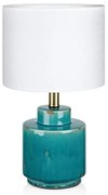 Modro-bílá stolní lampa Markslöjd Cous