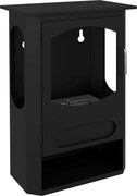 HOMCOM Moderní volně stojící bioethanolová kamna s nádrží 1,2L, přibližná doba hoření 3h, pokrytí 20-25 m² 43 x 25 x 68 cm Černá | Aosom
