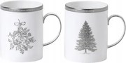 Sada 2 Vánočních Hrnků Winter White Wedgwood