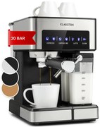 Klarstein Arabica Comfort, kávovar s portafiltrem, 1350 W, 20 bar, 1,8 l, dotykový displej
