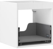 Mexen Box-A, závěsná skříňka 45 cm, 1 zásuvka, bílá matná, 91AX0-0450-470-1-01