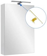 Comodo Zrcadlová skříňka Ticino 40 ZS LED-G s osvětlením Any LED 30 G, zlatá