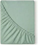 Kvalitex Bavlněné prostěradlo napínací zelené 80x200cm