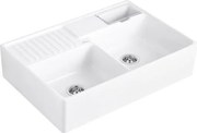 Villeroy &amp; Boch Double-bowl dřez bílá alpská 632391R1