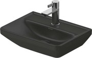 Duravit D-Neo - Umývátko 45x34 cm, bez přepadu, otvor pro baterii, antracit 0738451341
