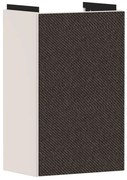 Hansgrohe Xevolos E - Umyvadlová skříňka, 58x34x25 cm, 1 dvířka, panty vlevo, matná béžová/textilní tmavá šedá 54167660