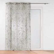 Černo-béžová voálová záclona 140x240 cm Alma – douceur d'intérieur