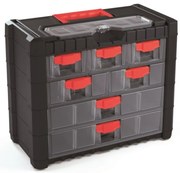 Zásuvkový organizér 40 × 20 × 32,6 cm, černá