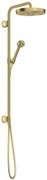 Axor One - Sprchový set bez baterie, průměr 28 cm, kartáčovaná mosaz 48790950