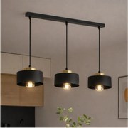 Brilagi - Lustr na lanku SPRING 3xE27/60W/230V černá/zlatá