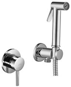 Paffoni Bidet Kit - Bidetová baterie pod omítku, se sprškou a tělesem, chrom KITDUP110CR