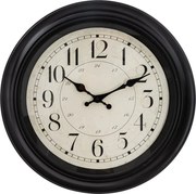 Nástěnné hodiny, tichý hod, kovové, průměr 39 cm