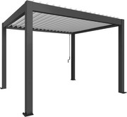 Biohort Pergola 3,5 x 3 tmavě šedá/bílá  367,5 x 312 cm